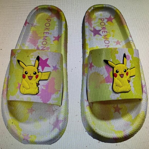 Nintendo | Shoes | Pokemon Soccer Slides For Womens Size Summer Sandals ...